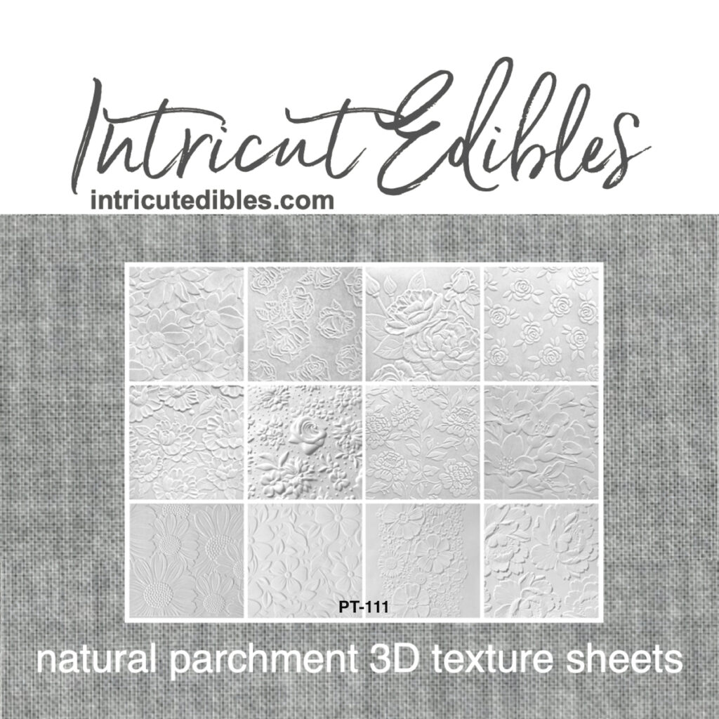 Intricut Edibles - Parchment Texture Designs For Your Desserts